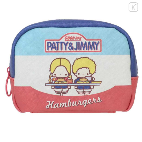 Japan Sanrio Square Pouch - Patty & Jimmy : Retro | Kawaii Limited