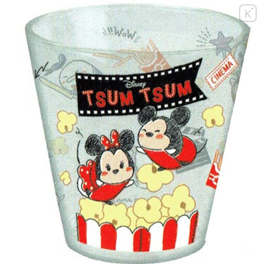Japan Disney Glass Tumbler - Tsum Tsum Popcorn | Kawaii Limited