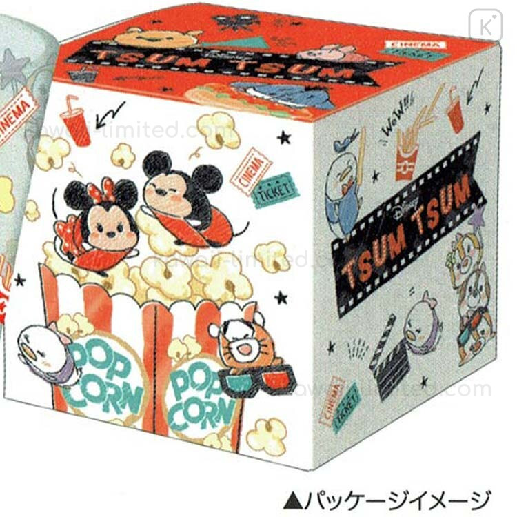 Japan Disney Glass Tumbler - Tsum Tsum Popcorn | Kawaii Limited