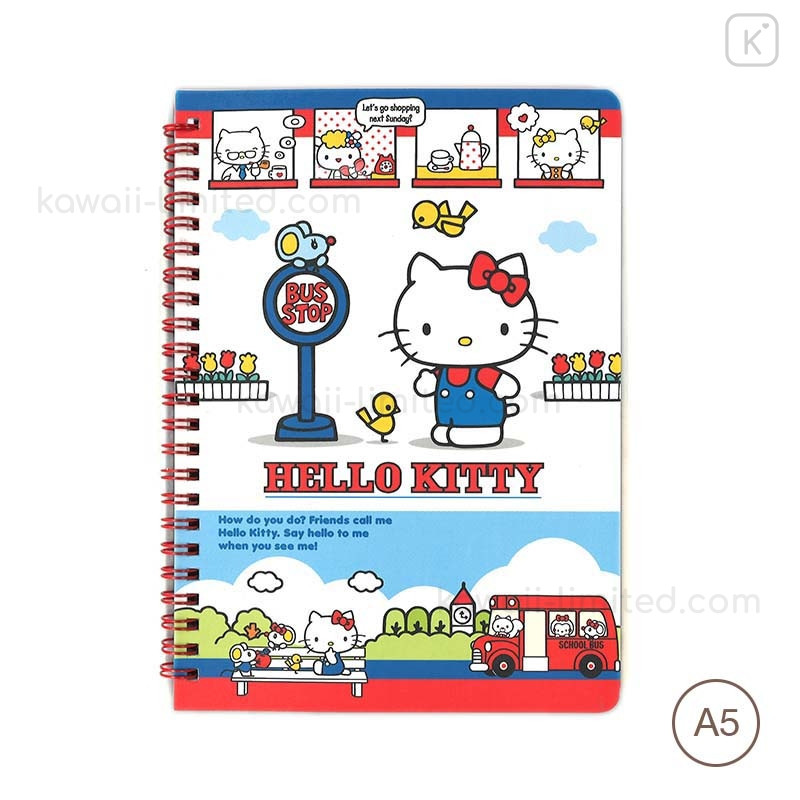 Sanrio A5 Twin Ring Notebook - Hello Kitty | Kawaii Limited