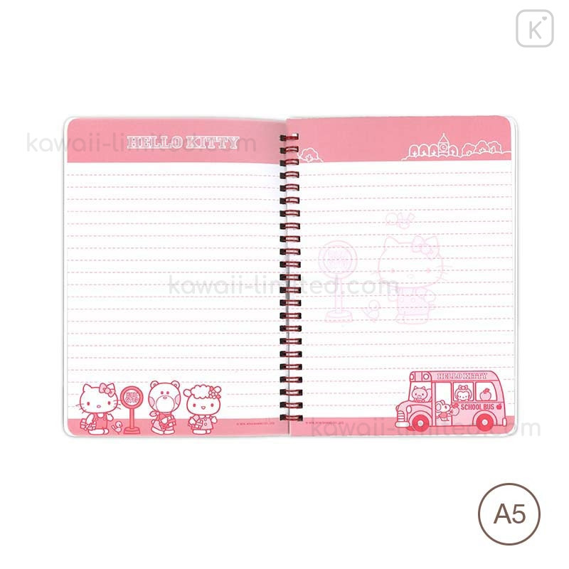 Sanrio A5 Twin Ring Notebook - Hello Kitty | Kawaii Limited