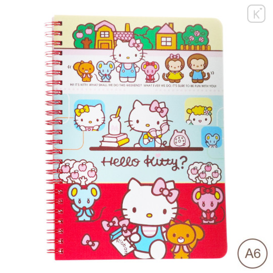 Sanrio A6 Twin Ring Notebook - Hello Kitty | Kawaii Limited