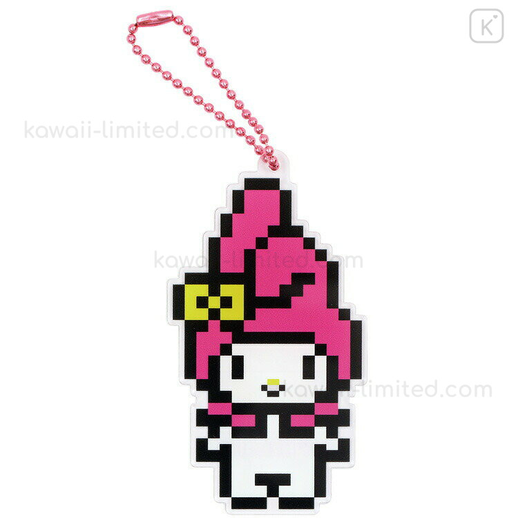 Japan Sanrio Acrylic Name Tag - My Melody : Pixel Art | Kawaii Limited