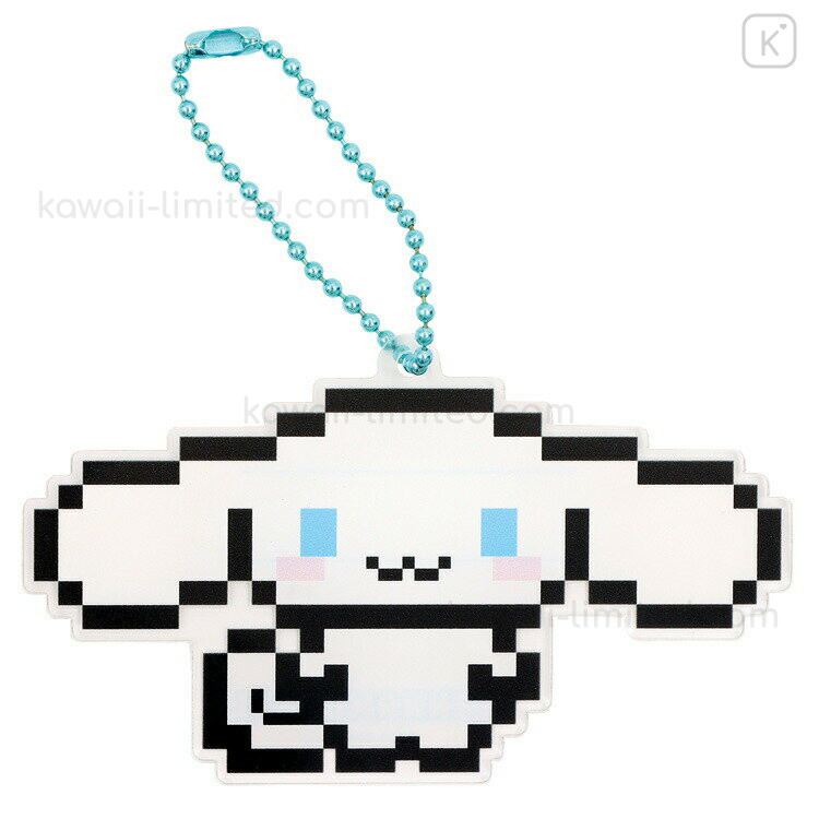 Japan Sanrio Acrylic Name Tag - Cinnamoroll : Pixel Art | Kawaii Limited