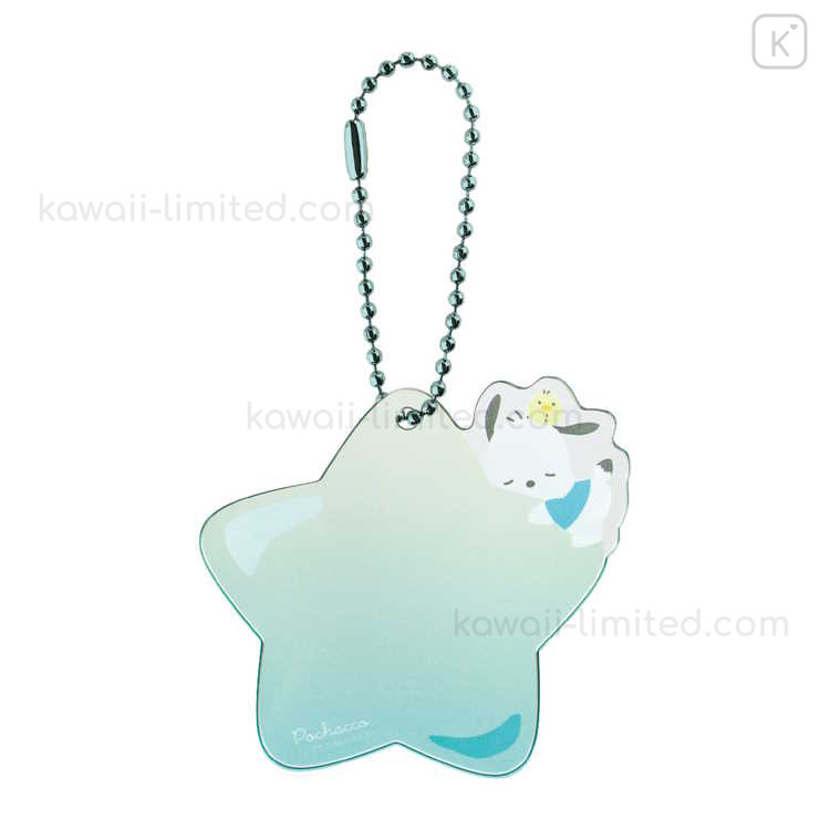 Japan Sanrio Acrylic Name Tag Keychain - Pochacco : Clear Star | Kawaii ...