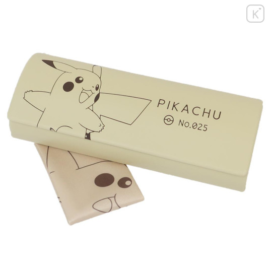 Japan Pokemon Glasses Case - Pikachu number 025 | Kawaii Limited