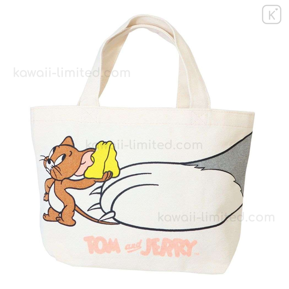 Japan Tom and Jerry Mini Tote Bag - Cheese | Kawaii Limited
