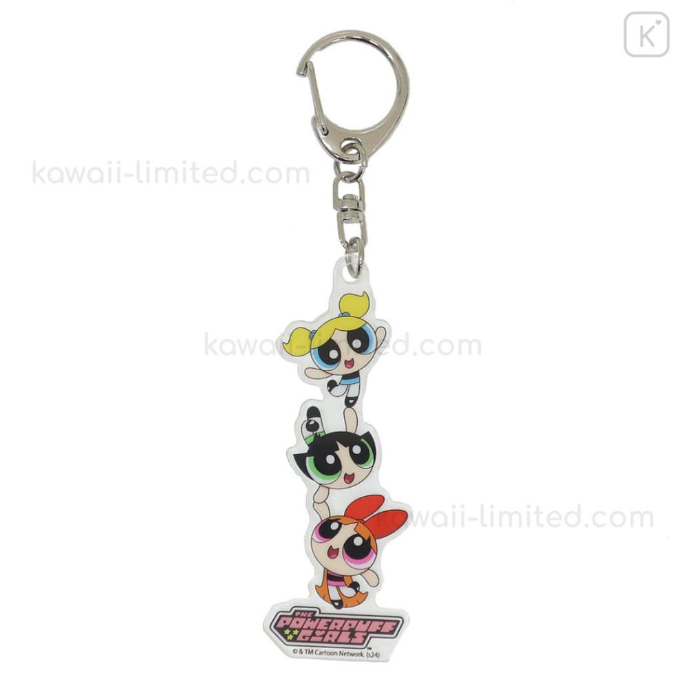 Japan The Powerpuff Girls Acrylic Keychain - Connect | Kawaii Limited