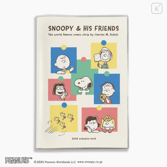 Japan Peanuts A5 Planner Monthly Schedule Book - 2025 : Snoopy & Kids ...