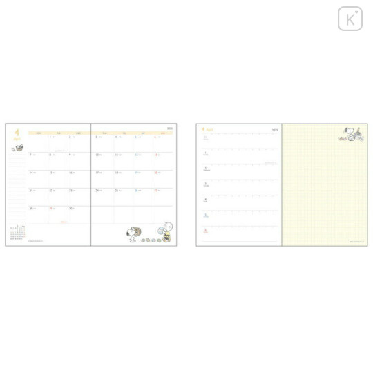 Japan Peanuts B6 Planner Weekly Schedule Book - Snoopy : School Bus ...