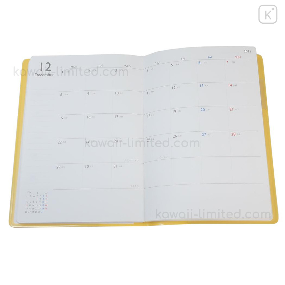 Japan Tom and Jerry B6 Planner Weekly Schedule Book - Cheese Yellow ...