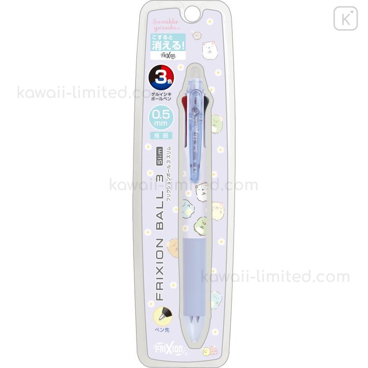 Japan San-X FriXion Ball 3 Slim Color Multi Erasable Gel Pen - Sumikko ...