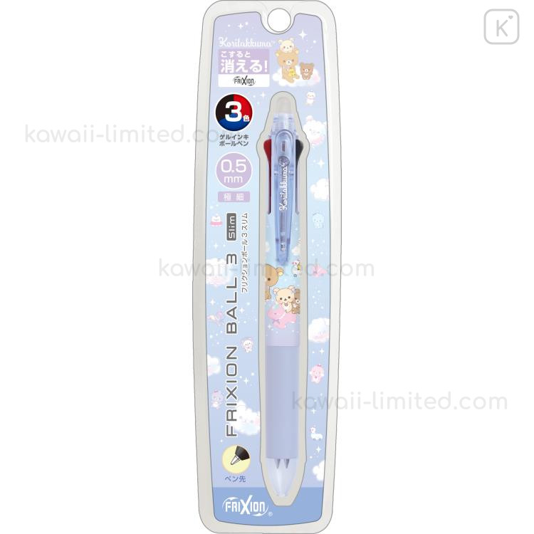 Japan San-X FriXion Ball 3 Slim Color Multi Erasable Gel Pen ...