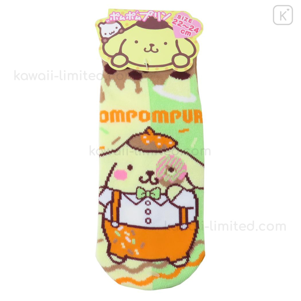 Japan Sanrio Socks - Pompompurin : Colorful Donut | Kawaii Limited