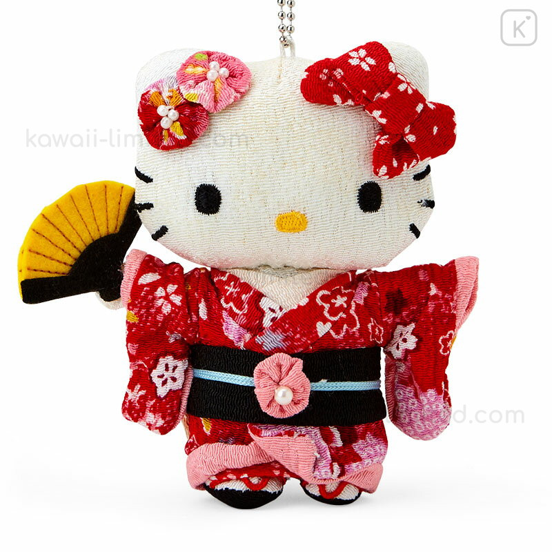 Japan Sanrio Crepe Japanese Doll (S) - Hello Kitty : Red | Kawaii Limited