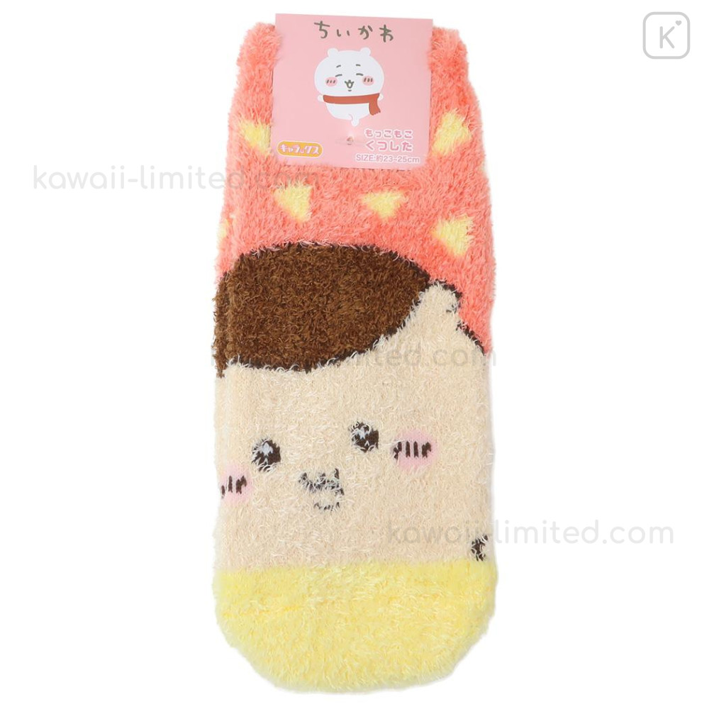 Japan Chiikawa Fluffy Socks - Kurimanju : Cherry Pink Yellow | Kawaii ...
