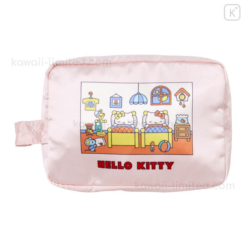 Japan Sanrio Travel Pouch - Hello Kitty : Pink | Kawaii Limited