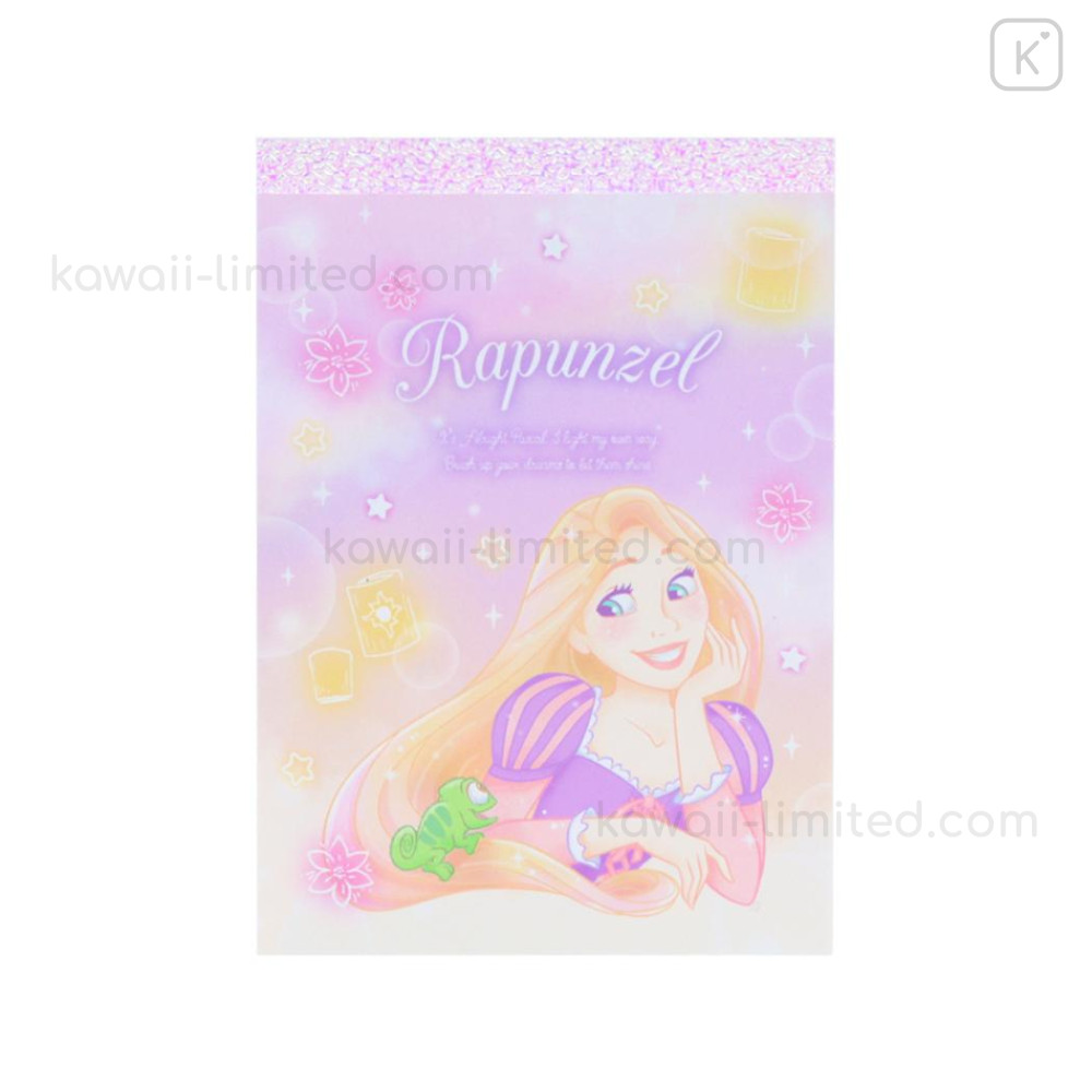 Japan Disney Mini Notepad - Rapunzel : Watercolor | Kawaii Limited