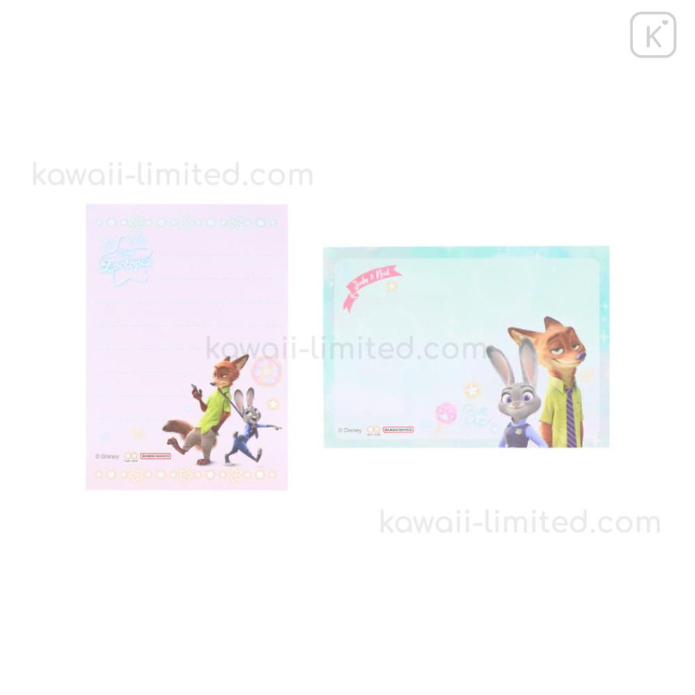 Japan Disney Mini Notepad - Zootopia : Watercolor | Kawaii Limited