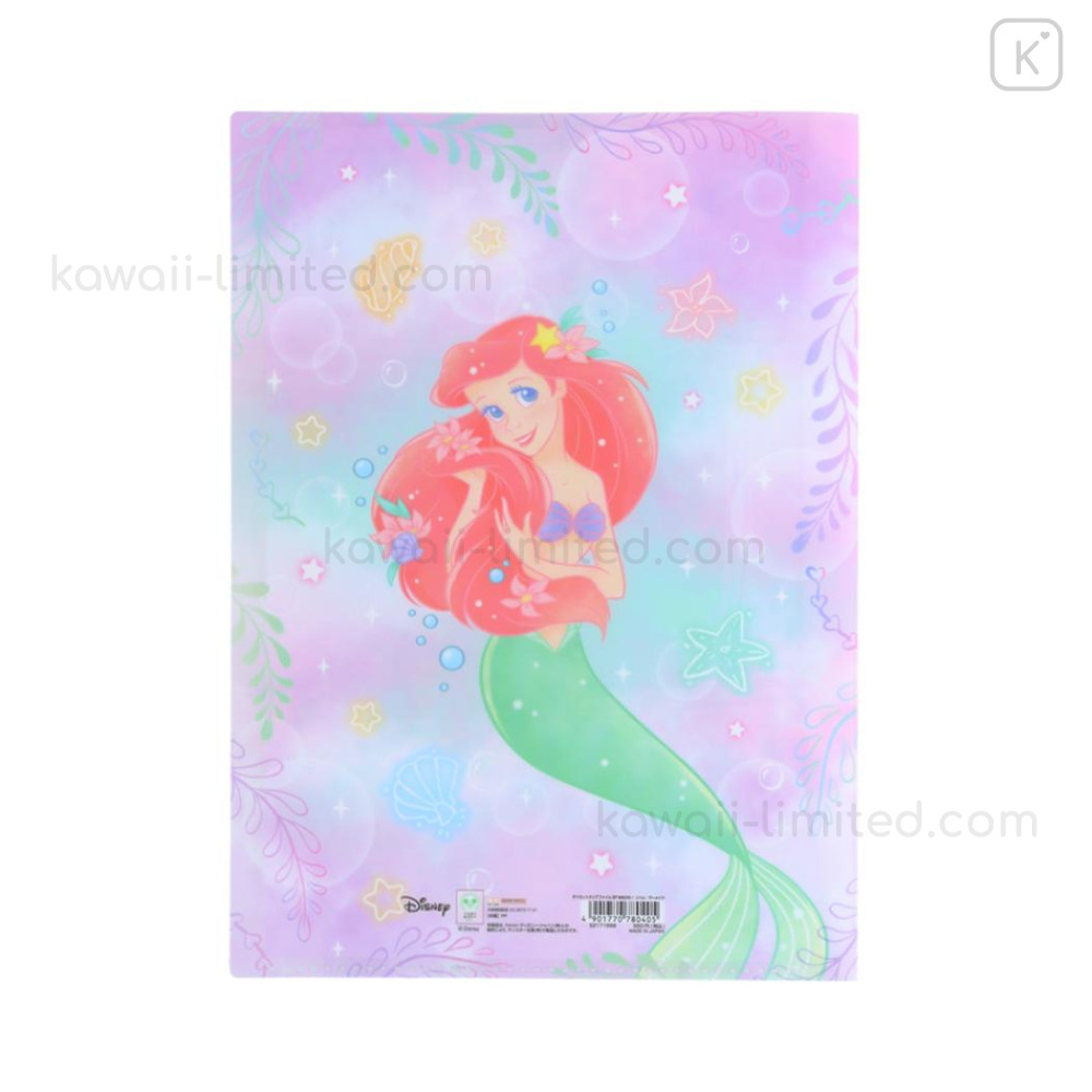 Japan Disney 5 Pockets A4 Index File Holder - Ariel : Watercolor ...