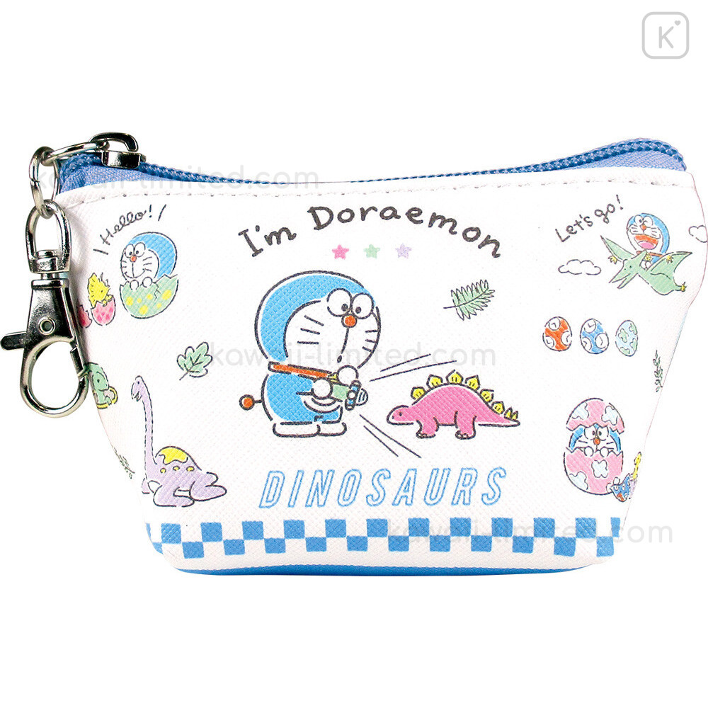 Japan Doraemon Triangular Mini Pouch - White | Kawaii Limited