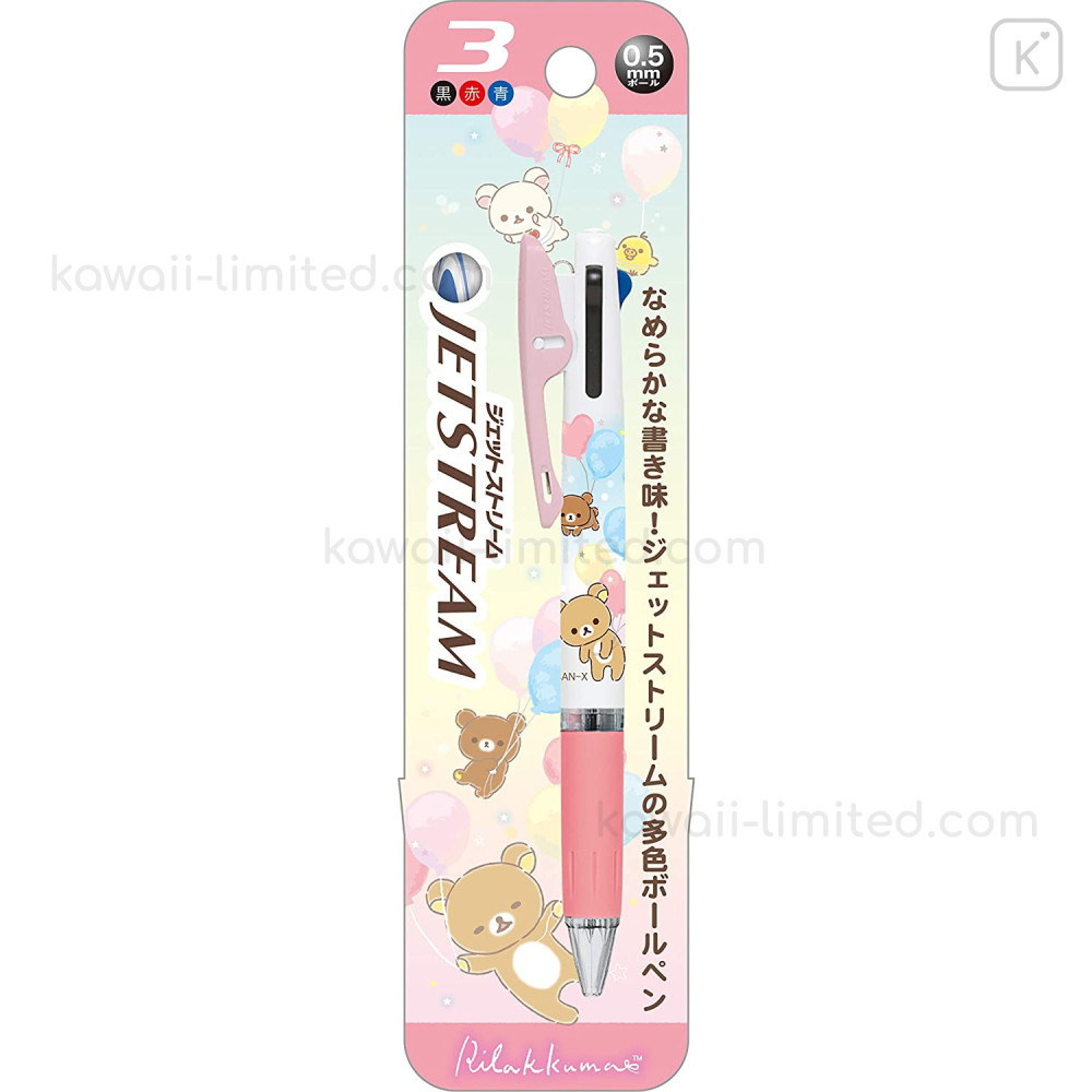 Japan San-X Jetstream 3 Color Multi Ballpoint Pen - Rilakkuma ...