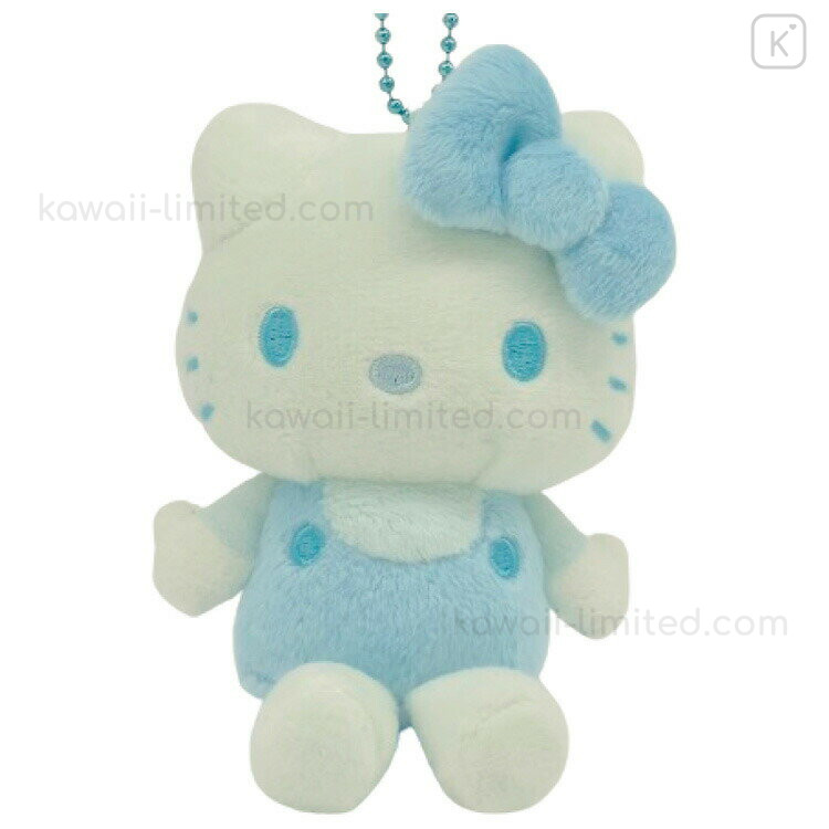 Japan Sanrio Mascot Holder - Hello Kitty : Color Variation Light Blue ...