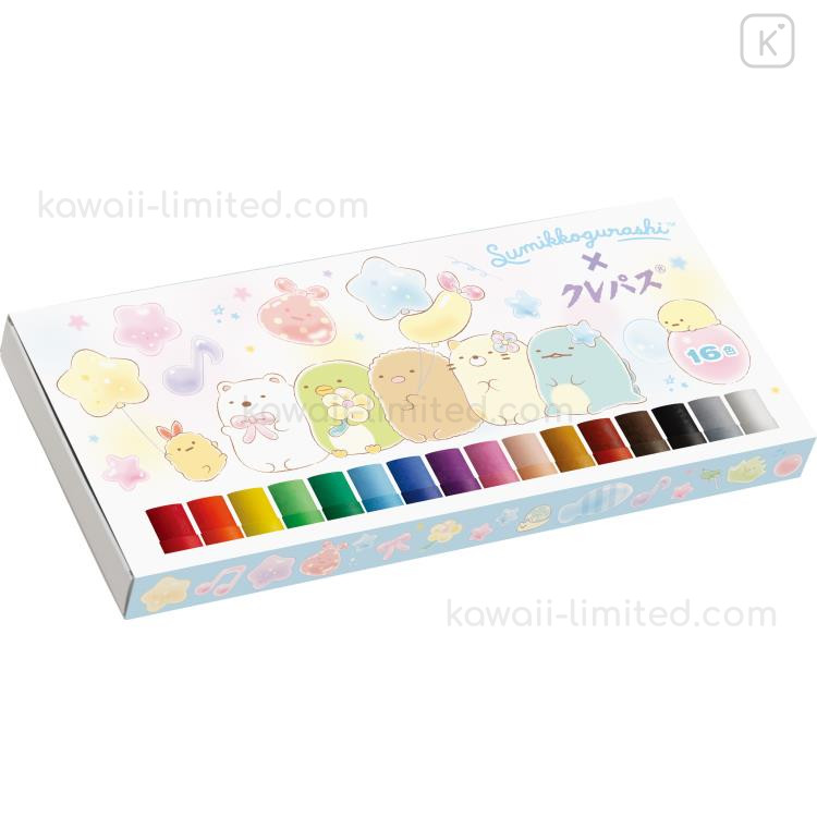 Japan San-X 16 Colors Crayon Set - Sumikko Gurashi : Balloon Blue ...
