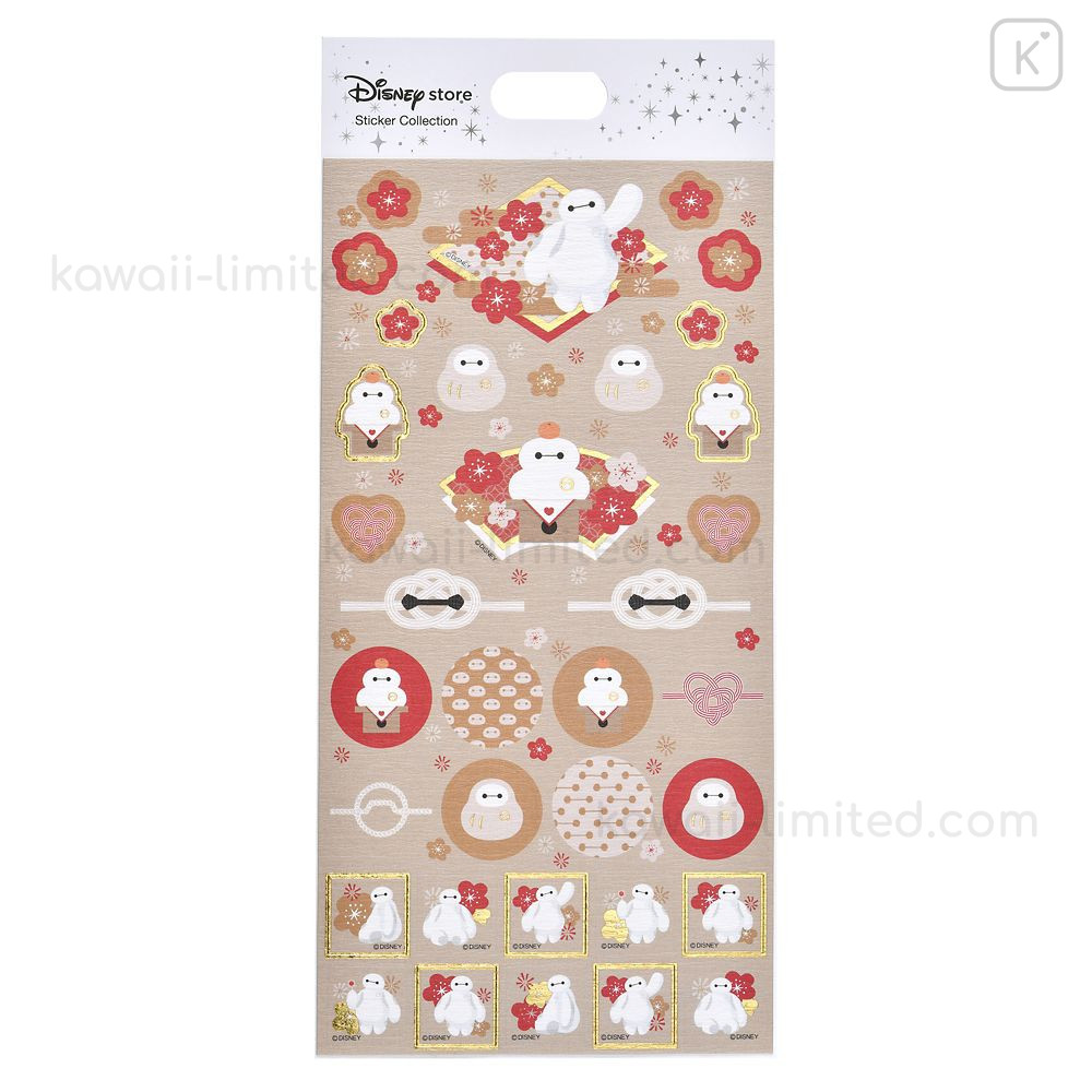 Japan Disney Store Sticker Collection - Baymax : New Year Washi Paper ...