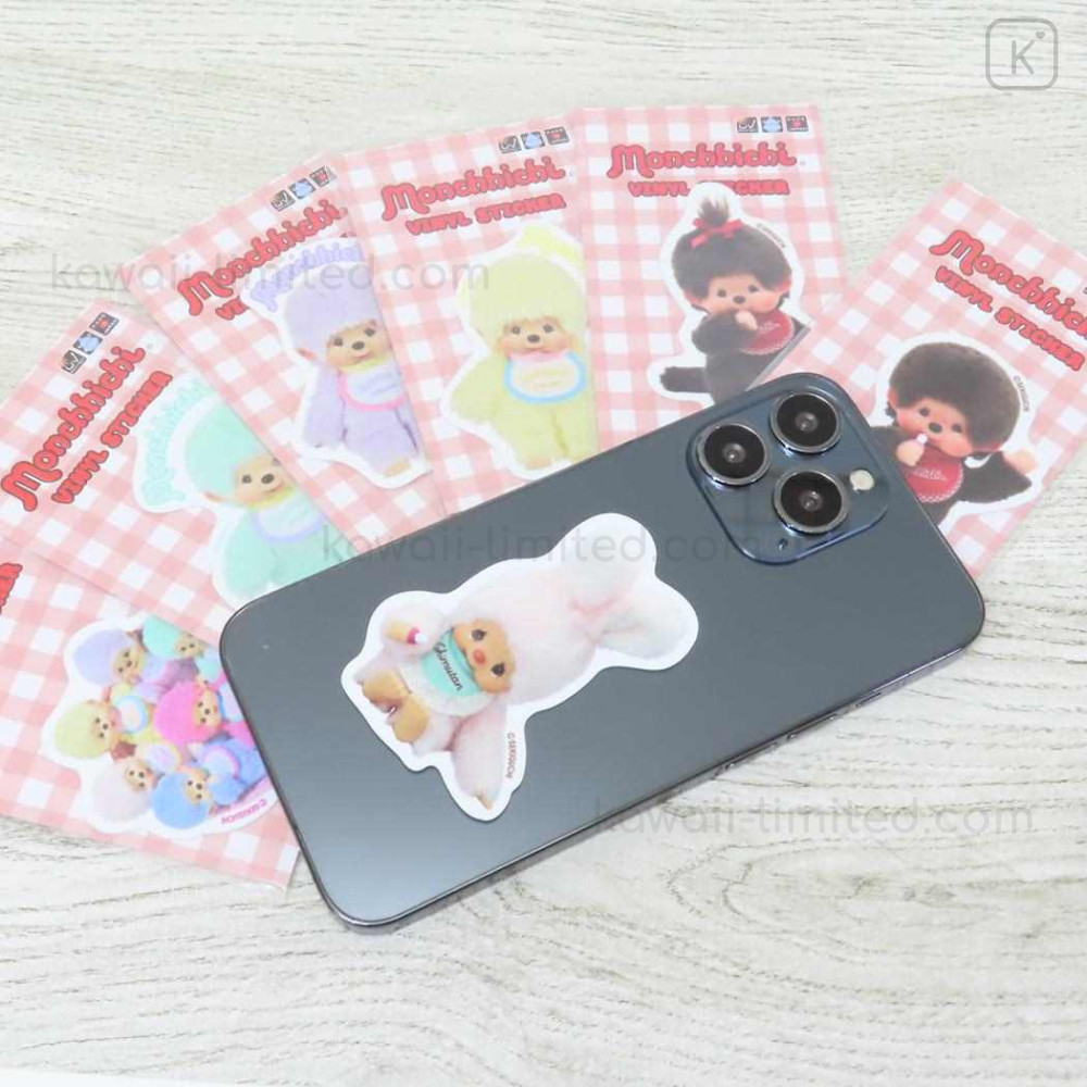 Japan Monchhichi Vinyl Sticker - Monchhichi Colors ID Photo : Purple ...