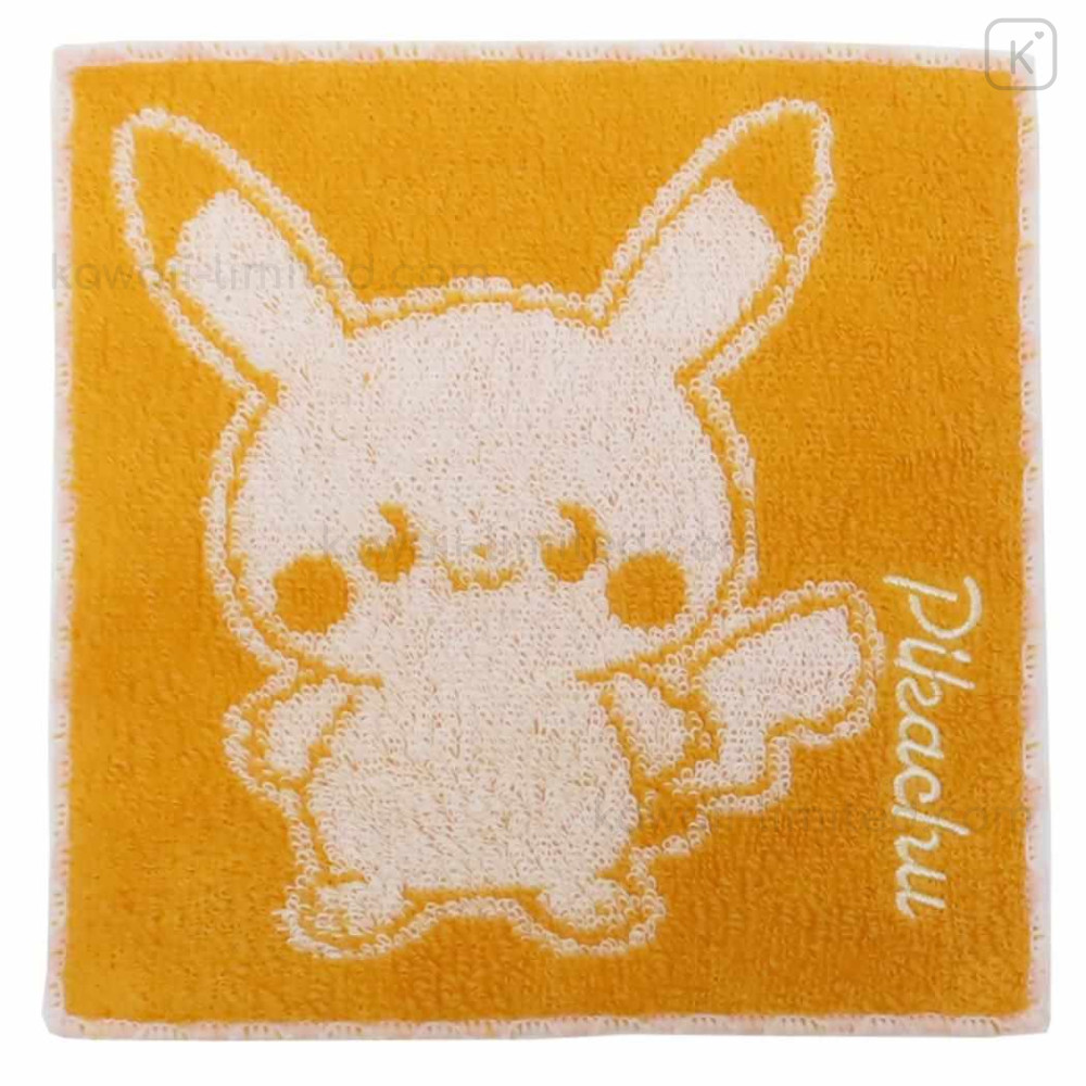 Japan Pokemon Mini Towel Handkerchief - Pikachu : Plain Color | Kawaii ...
