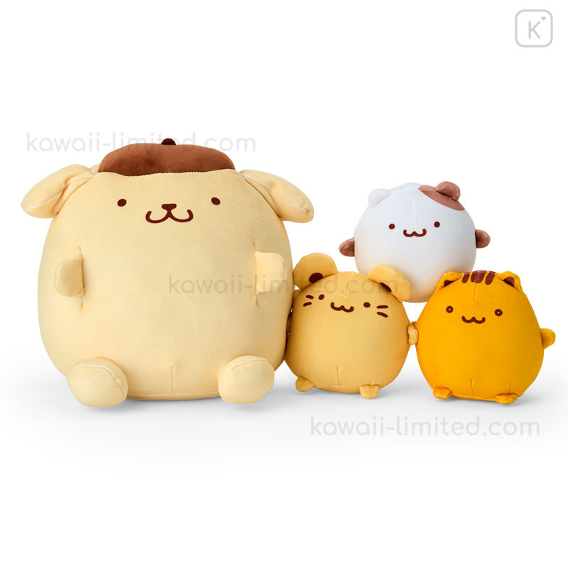 Japan Sanrio Original Pair Mini Cushion - Pompompurin | Kawaii Limited