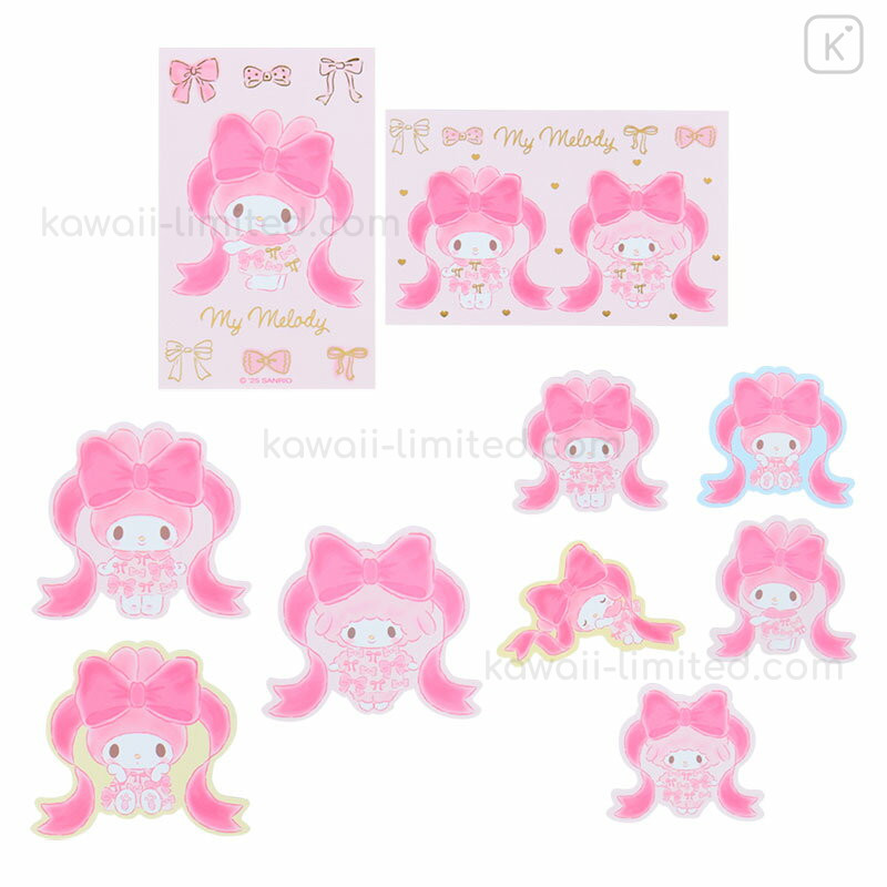 Japan Sanrio Original Sticker Set - My Melody : Princess Ribbon ...