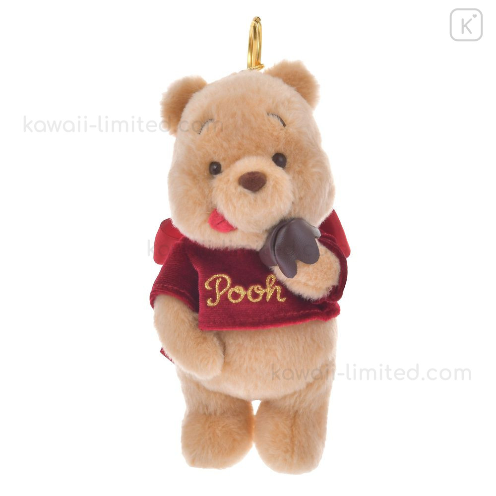 Japan Disney Store Plush Keychain - Pooh : Chocolate | Kawaii Limited