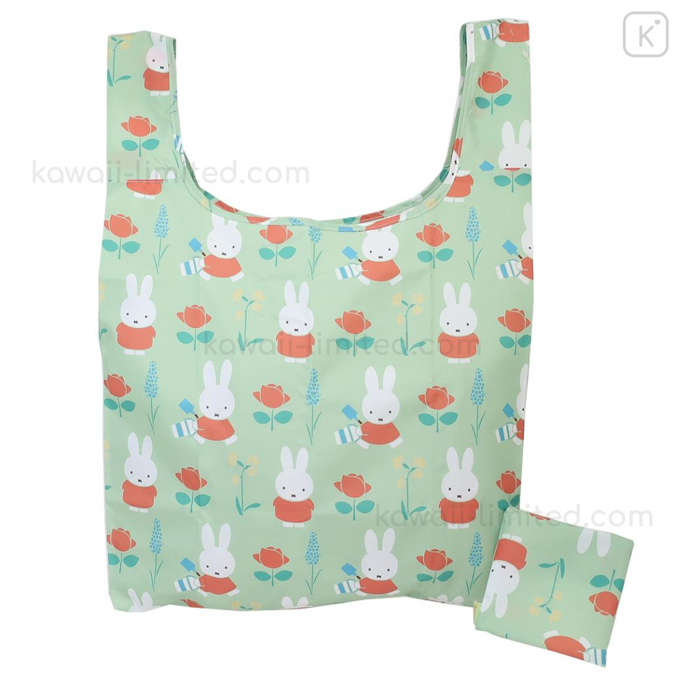 Japan Miffy Eco Shopping Bag - Miffy : Green Garden | Kawaii Limited