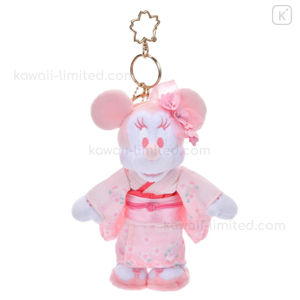 Japan Disney Store Plush Keychain - Minnie Mouse : Kimono Sakura 2025 ...
