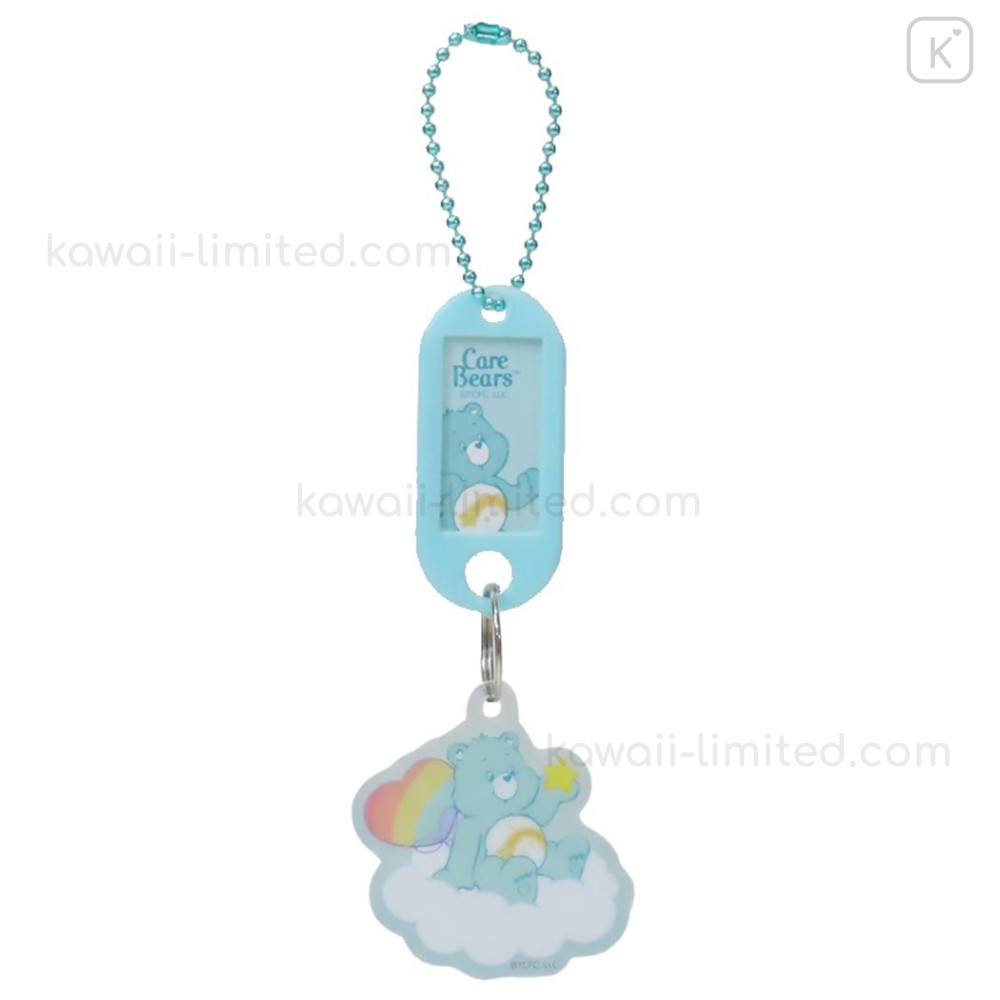 Japan Care Bears Acrylic Name Tag Keychain - Wish Bear | Kawaii Limited