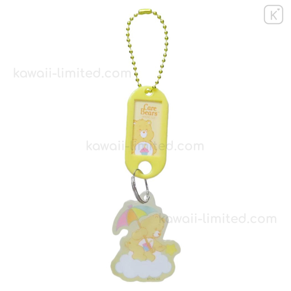Japan Care Bears Acrylic Name Tag Keychain - Birthday Bear | Kawaii Limited