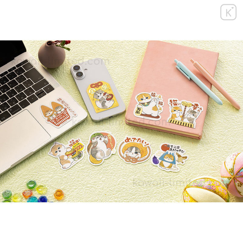 Japan Mofusand Vinyl Sticker - Lucky Cat : Fortune | Kawaii Limited