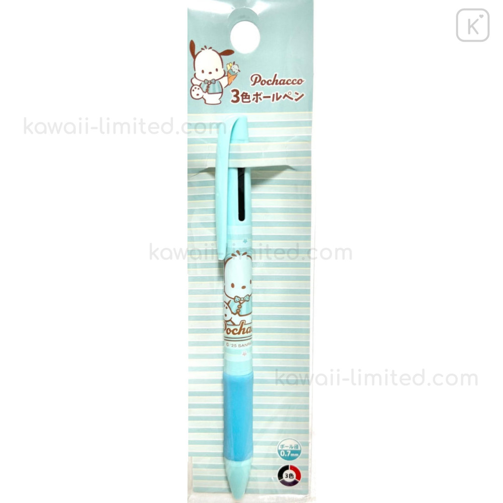 Japan Sanrio 3 Color Multi Ball Pen - Pochacco : Mint Ice Cream ...