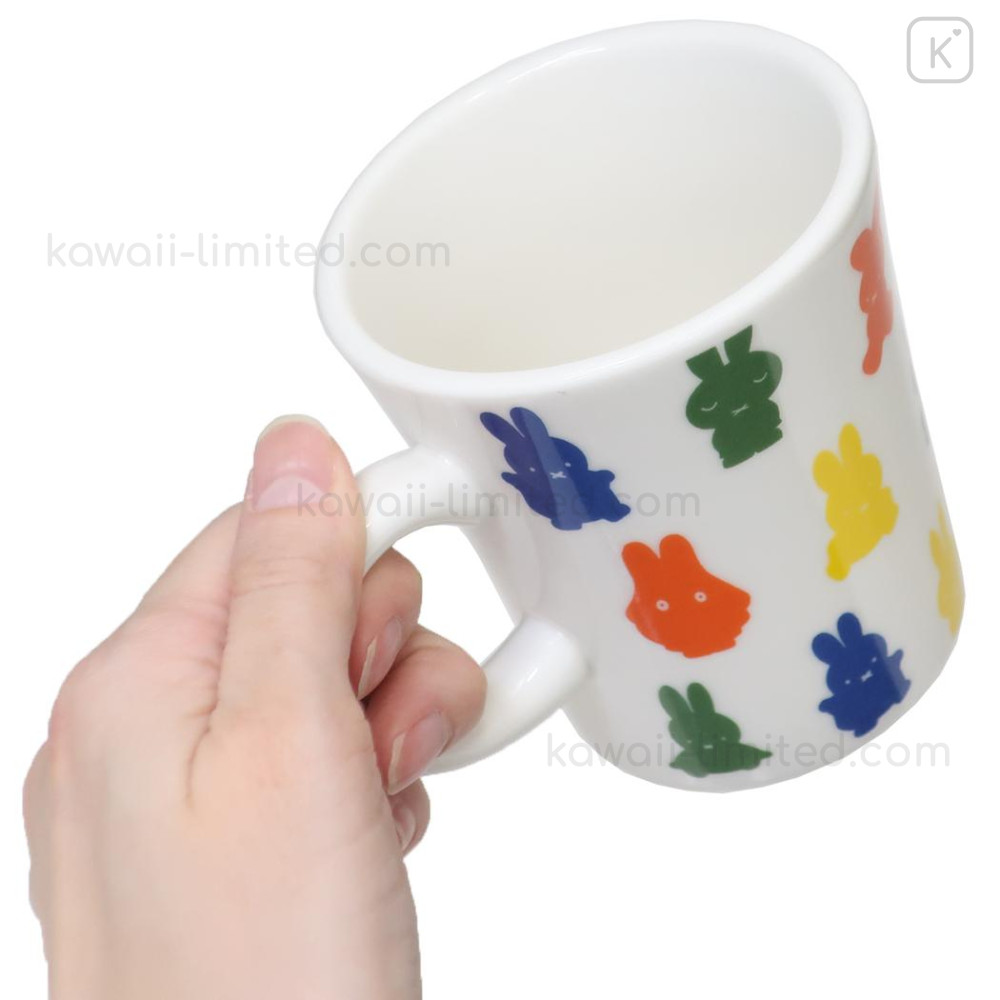 Japan Miffy Pottery Mug - Miffy 70th Anniversary Colorful | Kawaii Limited