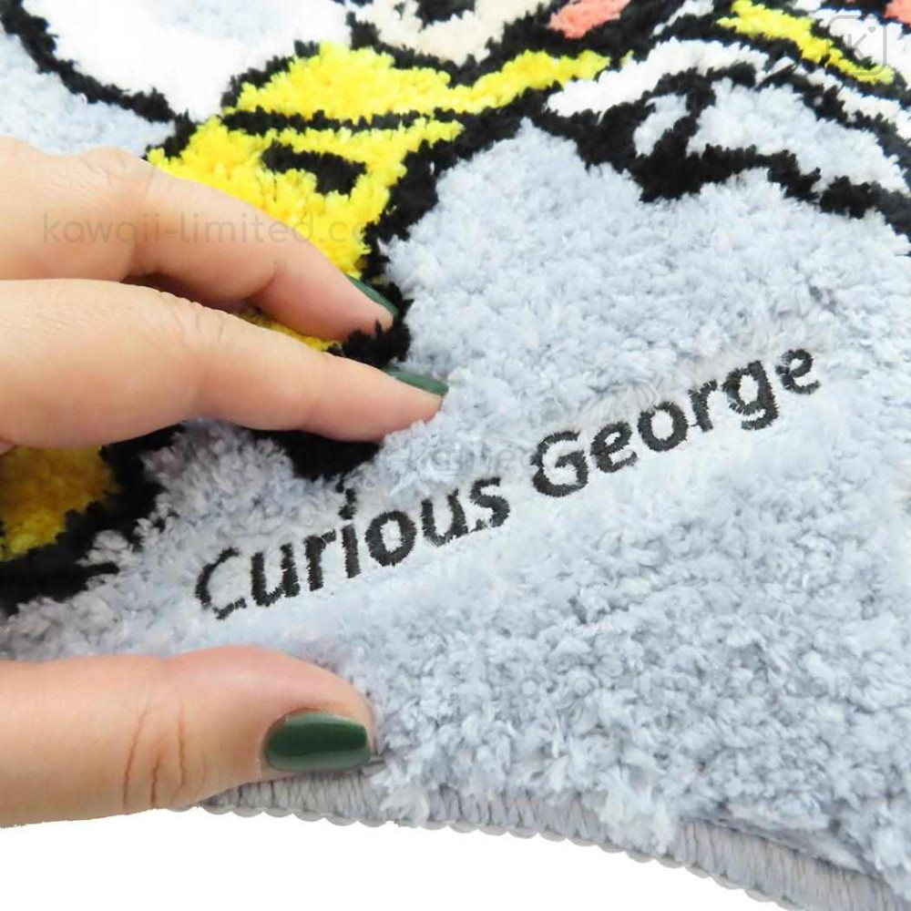 Japan Curious George Die-cut Fluffy Floor Mat - Astronaut Space ...