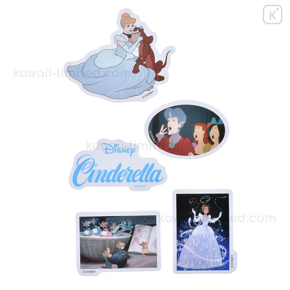 Japan Disney Store Seal Sticker Set - Cinderella : VHS Style Box ...
