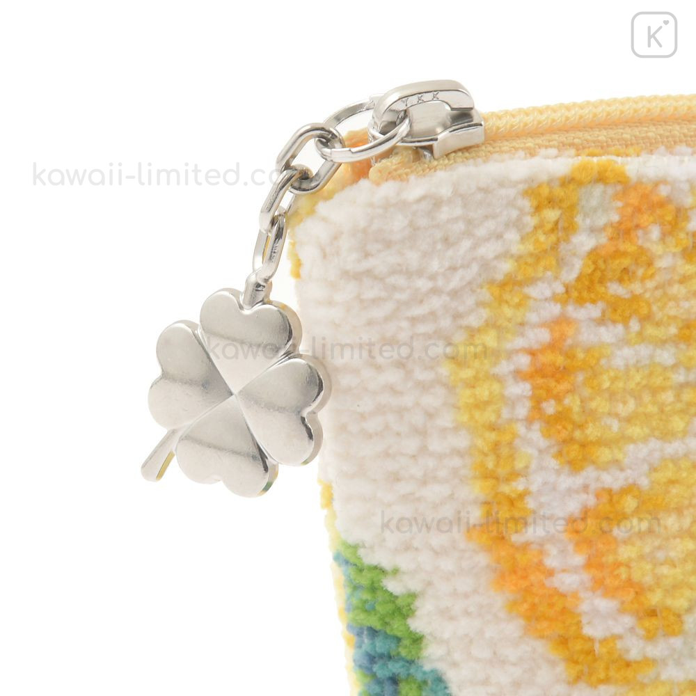 Japan Disney Store Feiler Chenille Pouch - Pooh : Lemon | Kawaii Limited