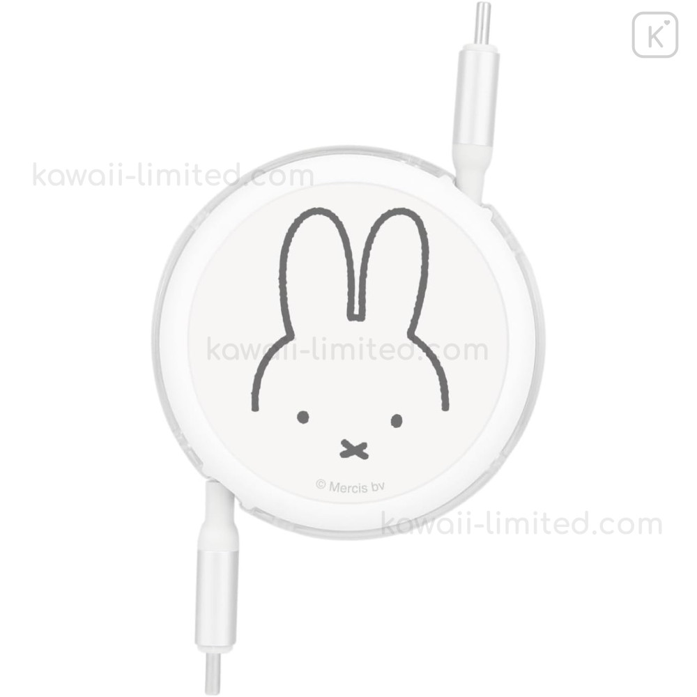 Japan Miffy PD60W USB Type-C Sync & Power Reel Cable - Miffy : Face ...