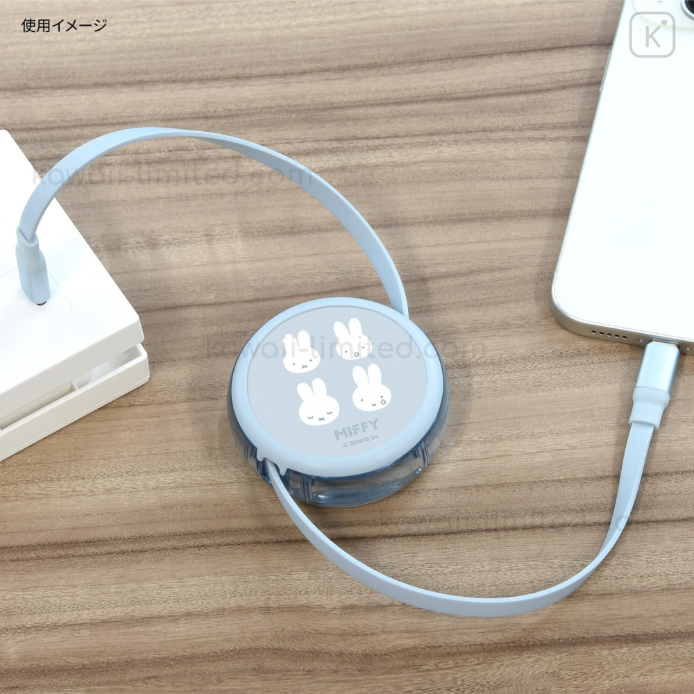 Japan Miffy PD60W USB Type-C Sync & Power Reel Cable - Miffy | Kawaii ...