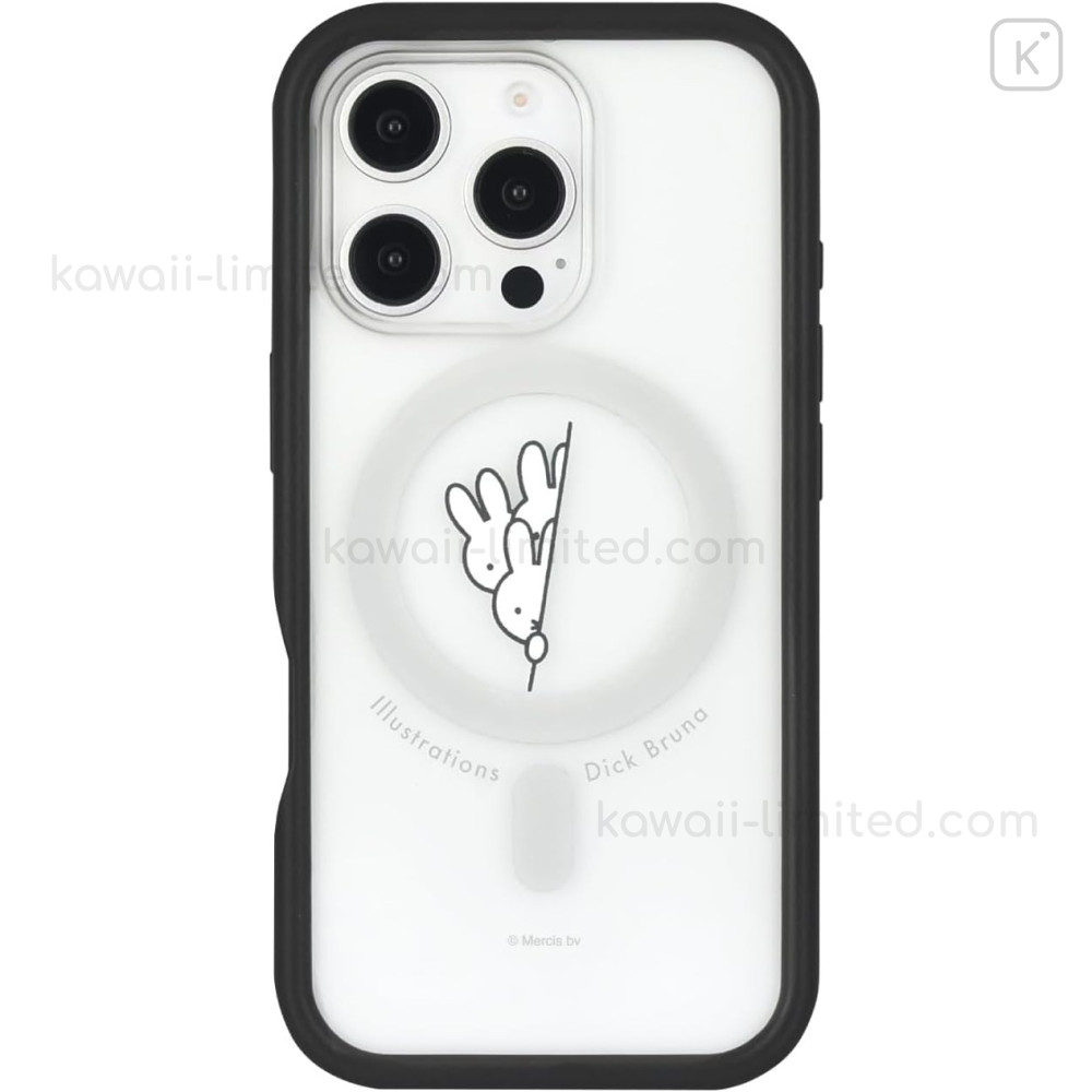 Japan Miffy Plump Frame iPhone 16 Pro Case with MagSafe - Hiding ...