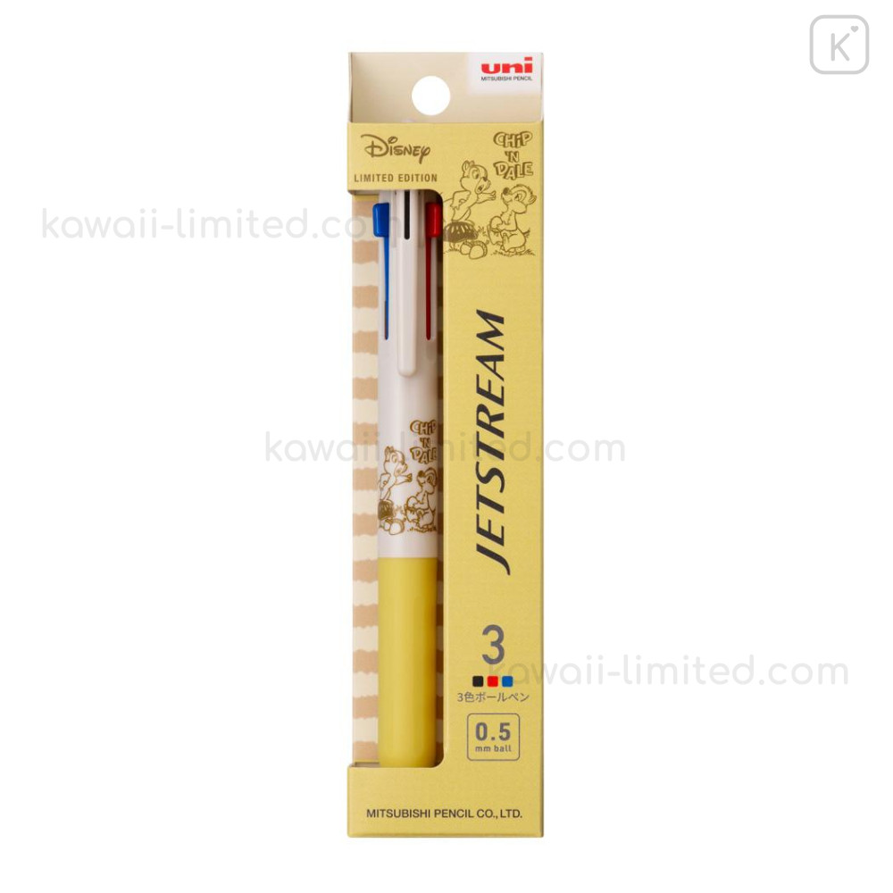 Japan Disney Jetstream New 3 Color Multi Ballpoint Pen - Chip & Dale ...