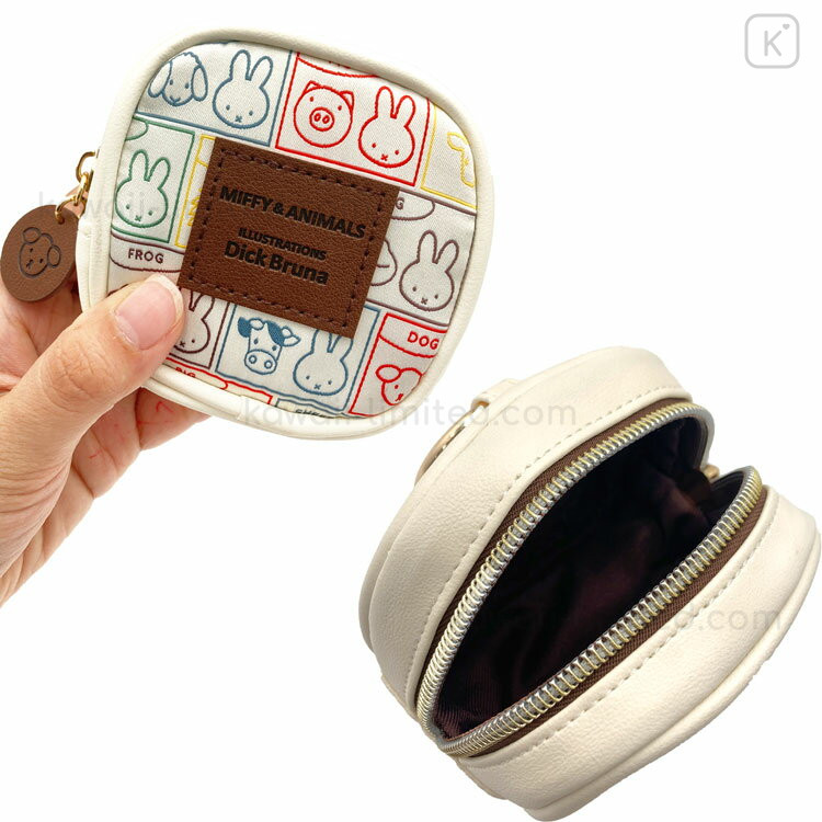 Japan Miffy Mini Accessory Pouch - Miffy&Animals Colorful | Kawaii Limited