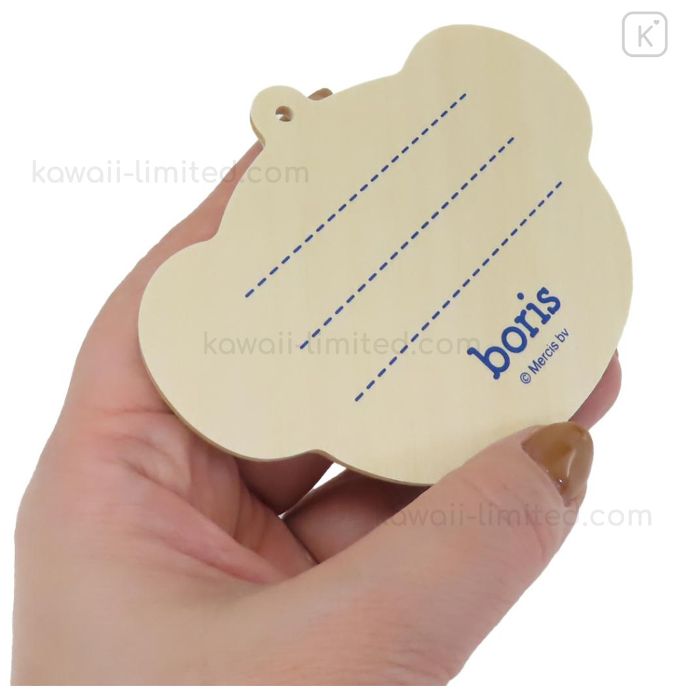 Japan Miffy Luggage Tag - Boris : Face Wood Ornament | Kawaii Limited